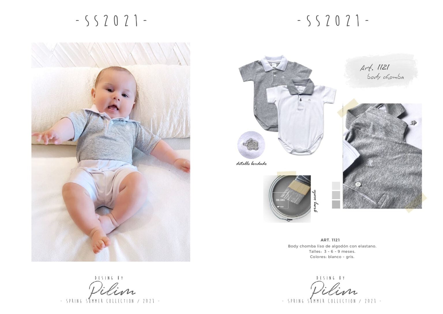 Catalogo de ropa para bebes – Pilim verano 2021 - Minilook