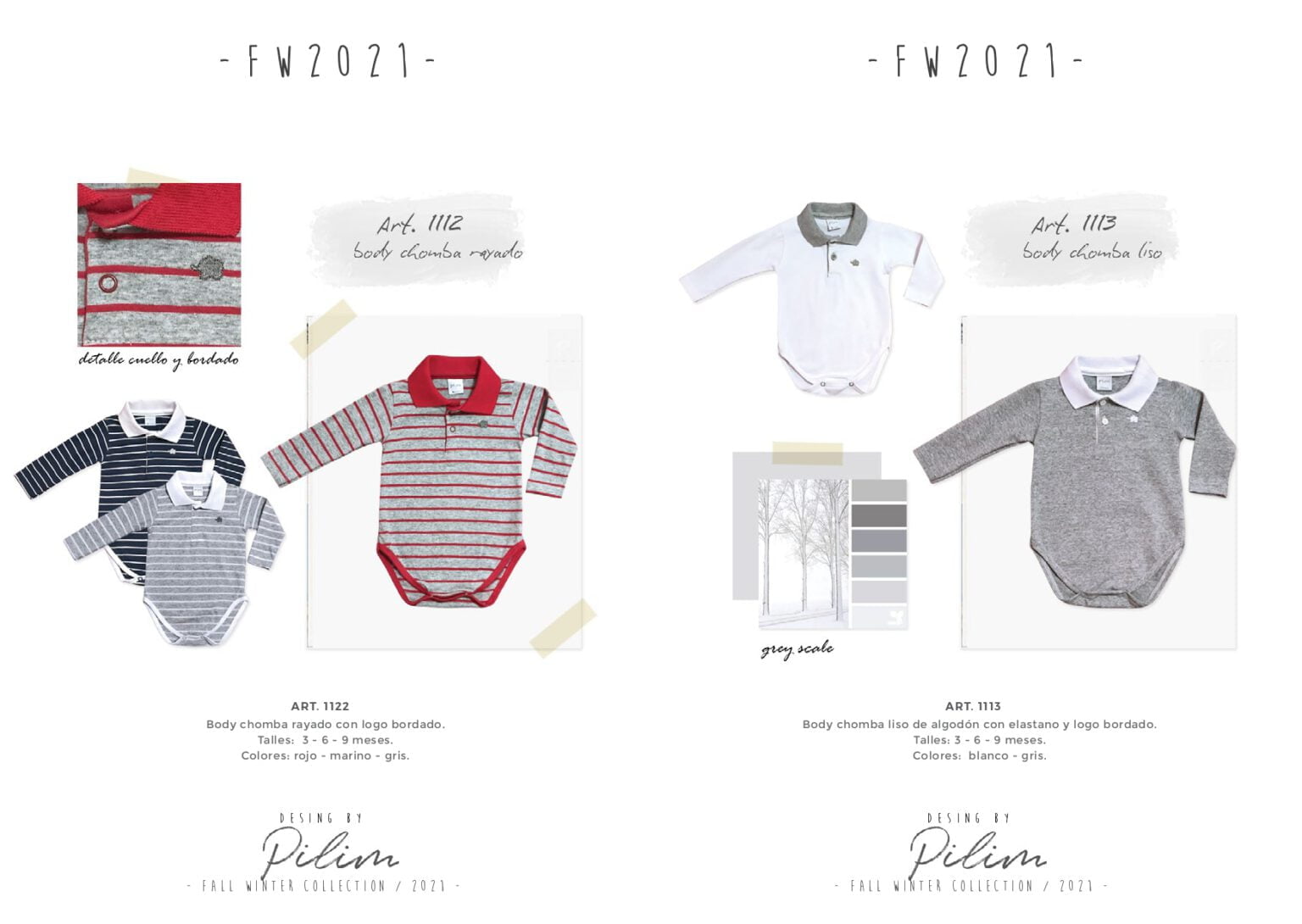 Ropa para bebes Pilim – Catalogo invierno 2021 - Minilook