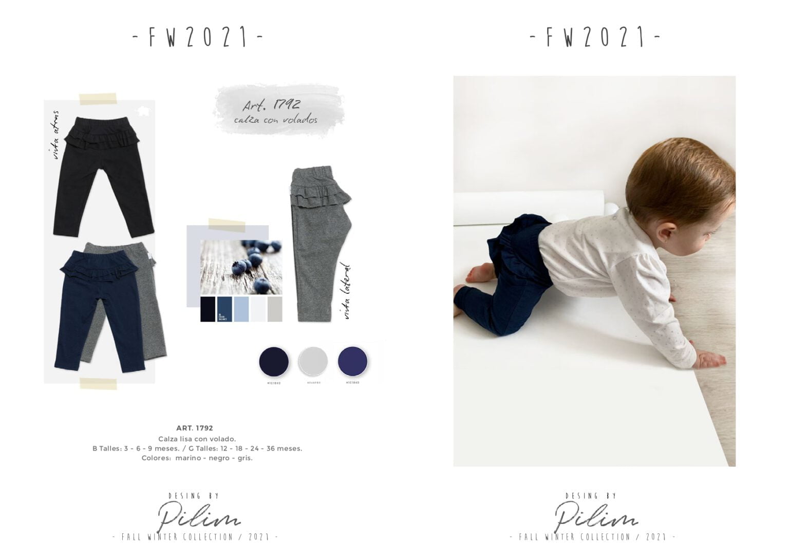 Ropa para bebes Pilim – Catalogo invierno 2021 - Minilook