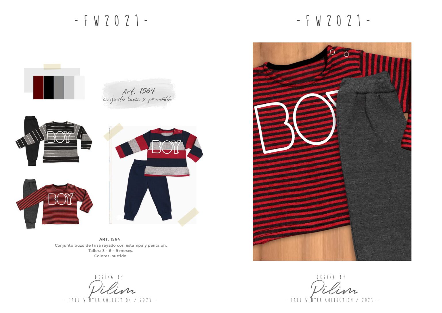 Ropa para bebes Pilim – Catalogo invierno 2021 - Minilook