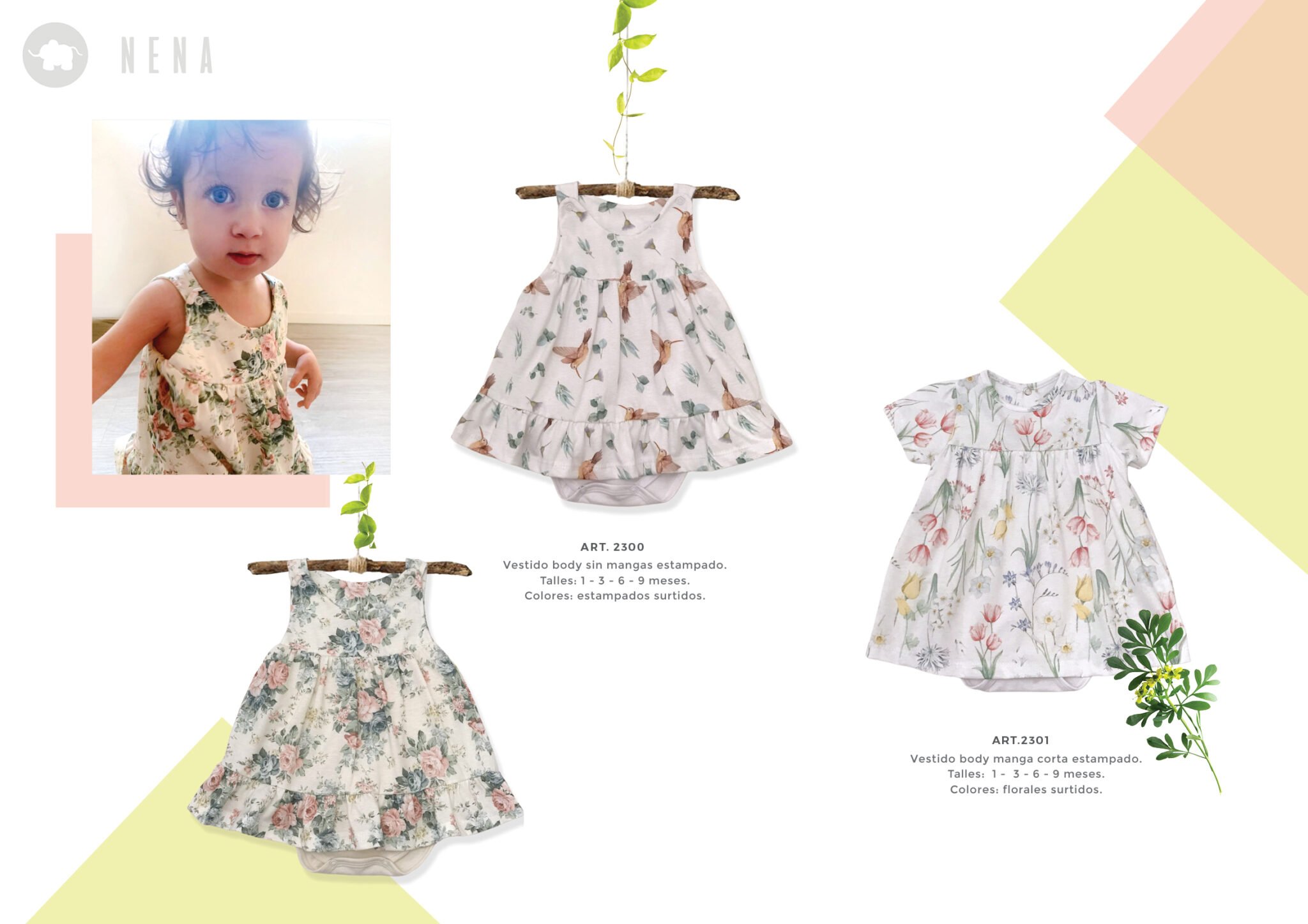 Pilim – Vestidos para bebas verano 2022 - Minilook