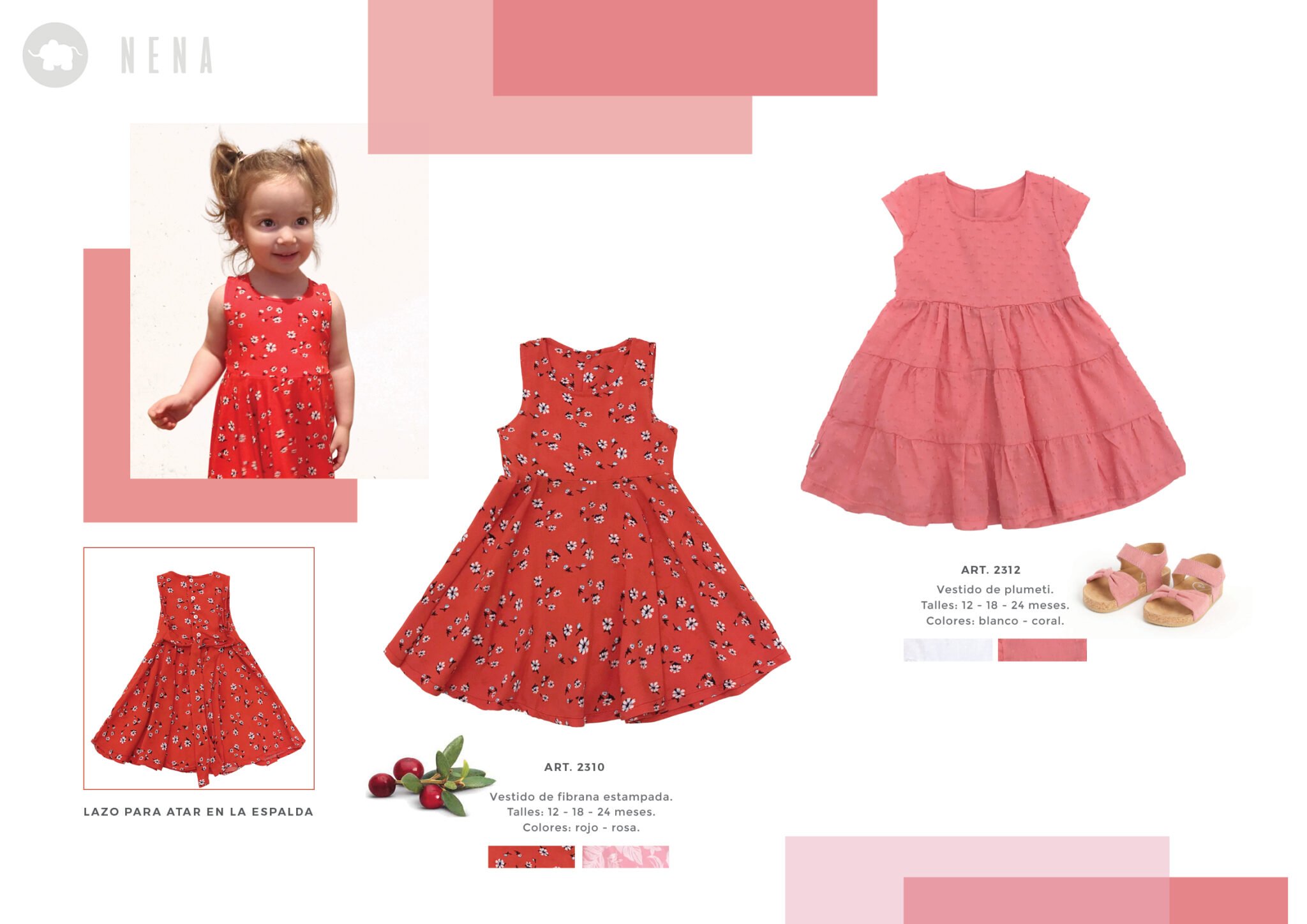 Pilim – Vestidos para bebas verano 2022 - Minilook