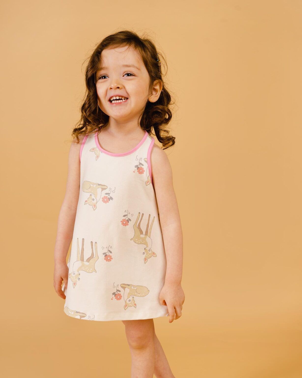 Vestidos De Algodón Estampados Para Nenas Little Manny Verano 2023 5828